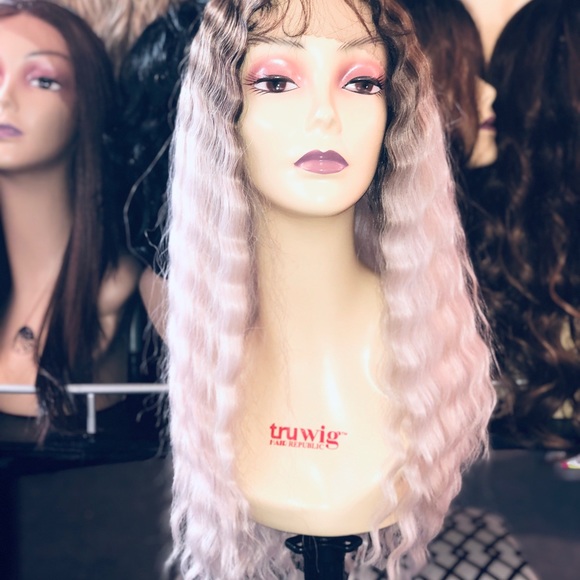 Accessories | Beautiful Crimping Wig 226 Ombr Lacefront Wig Sale | Poshmark